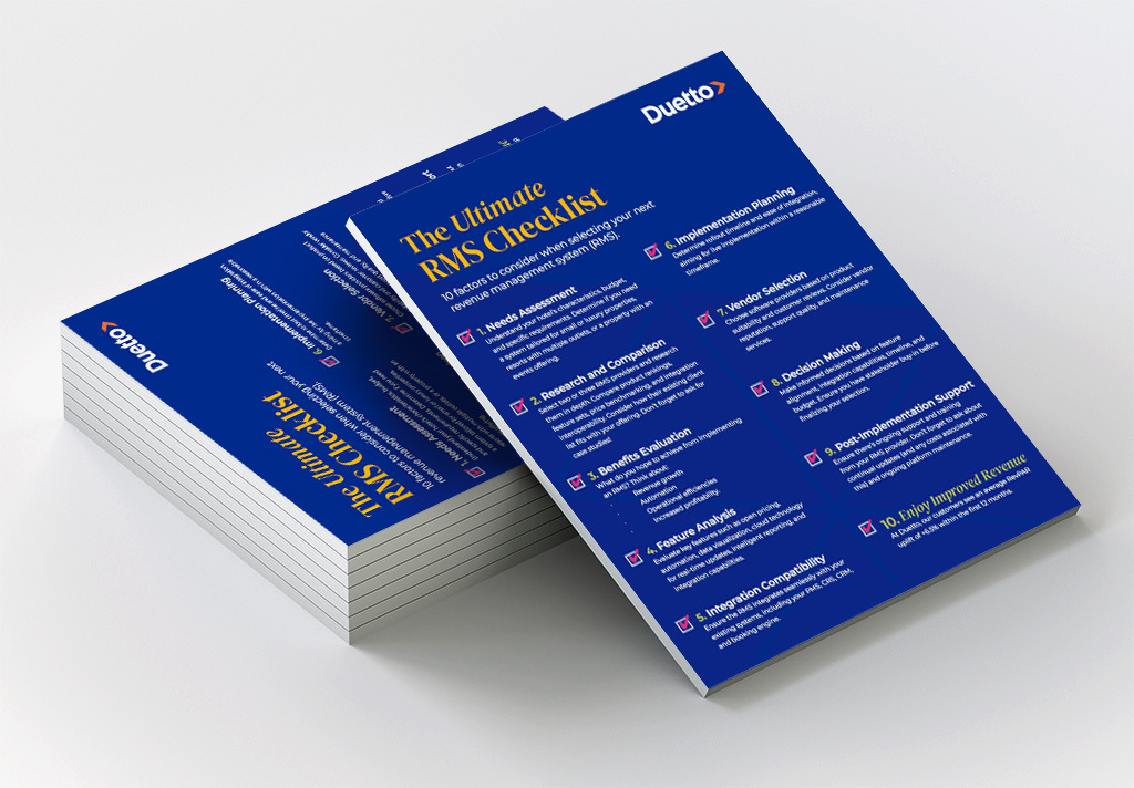 Ultimate RMS checklist | 10 key considerations | Duetto