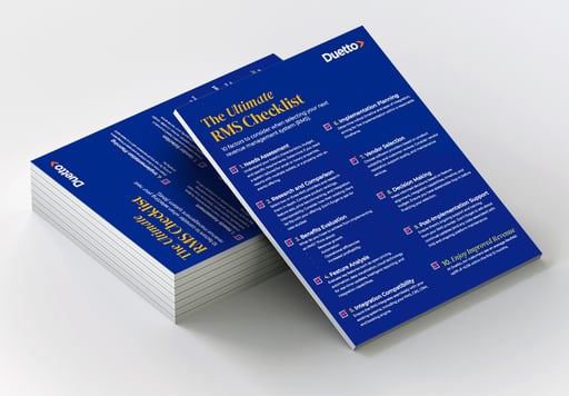 Ultimate RMS checklist | 10 key considerations | Duetto