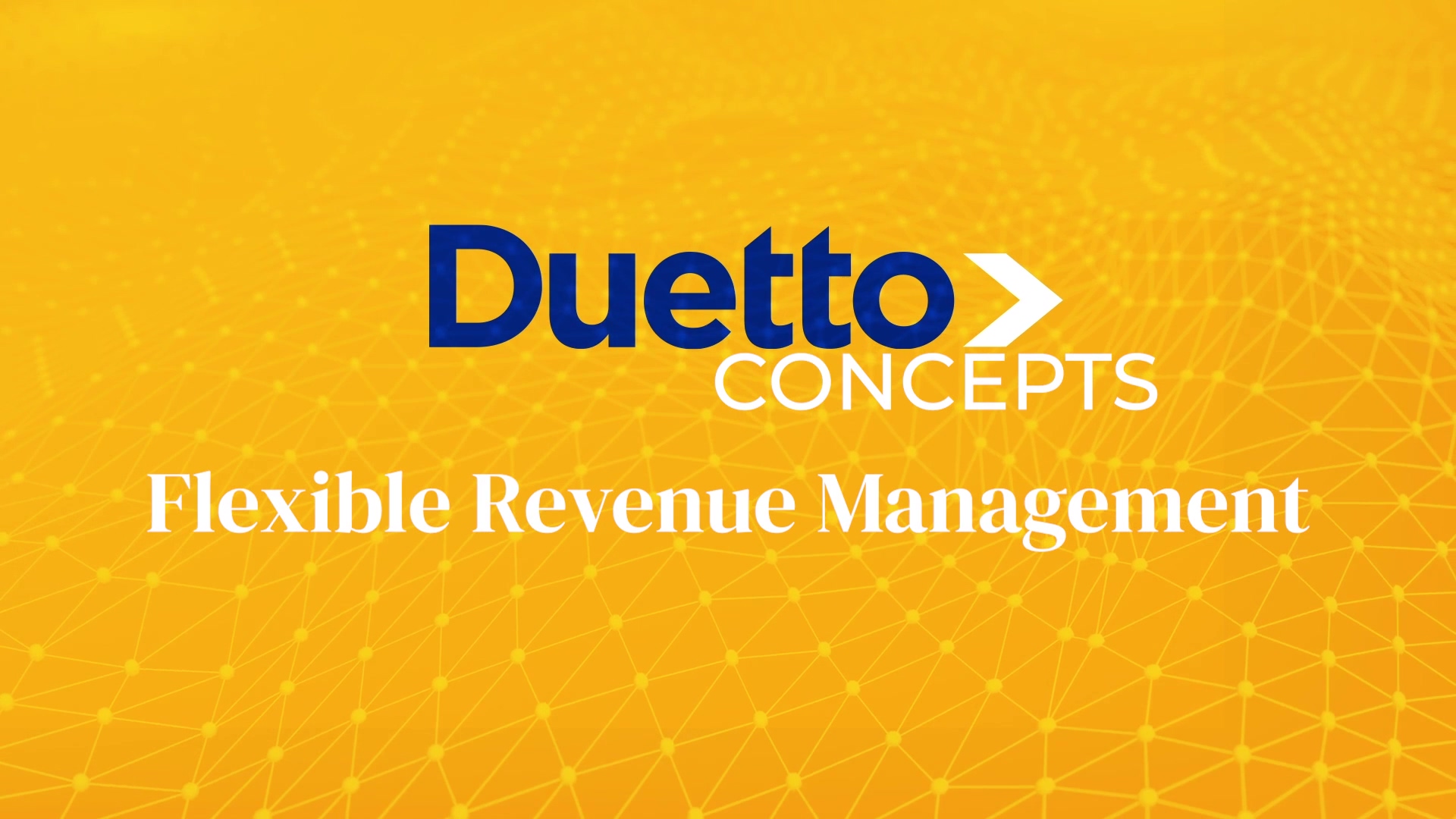 Duetto Concepts -Flexible Revenue Management