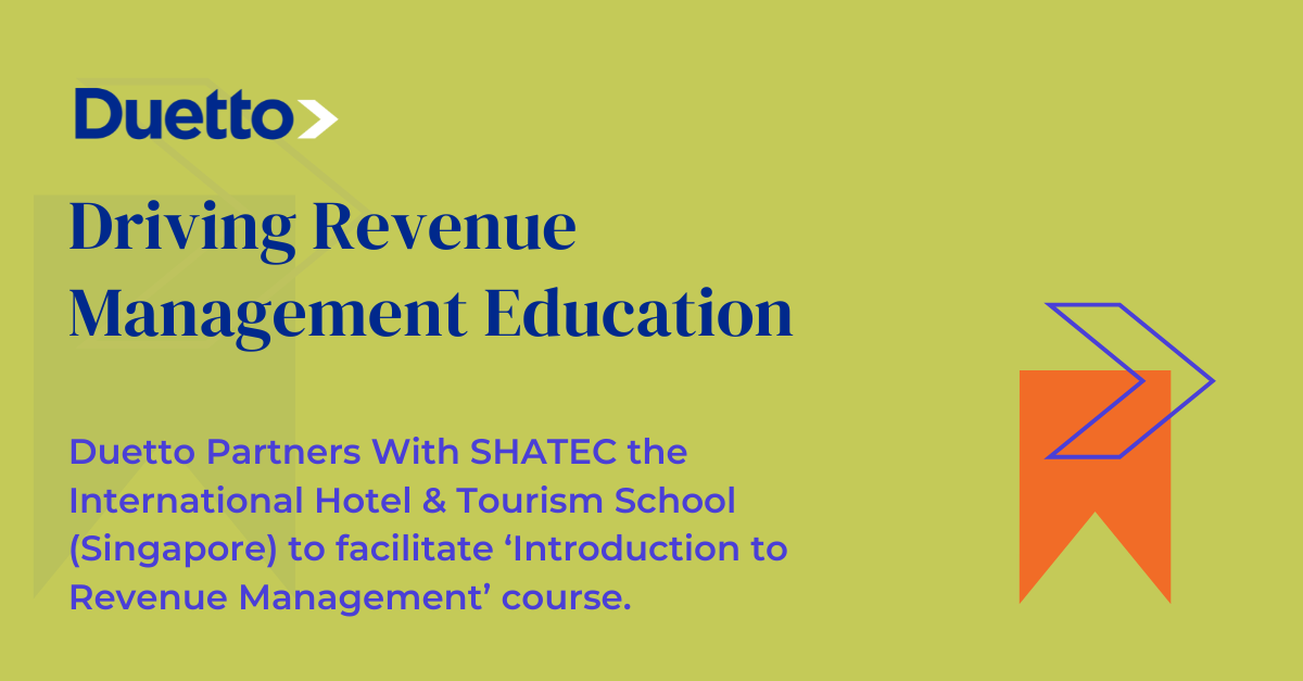Duetto Partners With SHATEC the International Hotel & Tourism School ...